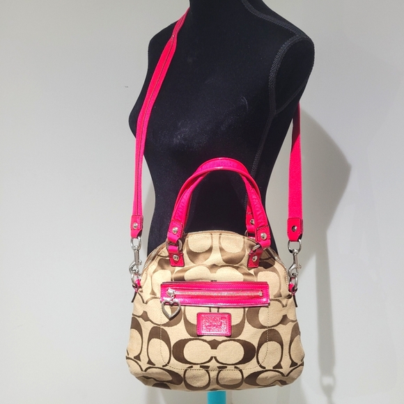 Coach | Bags | Coach Daisy Signature Foldover Crossbody Pursesatchel ...